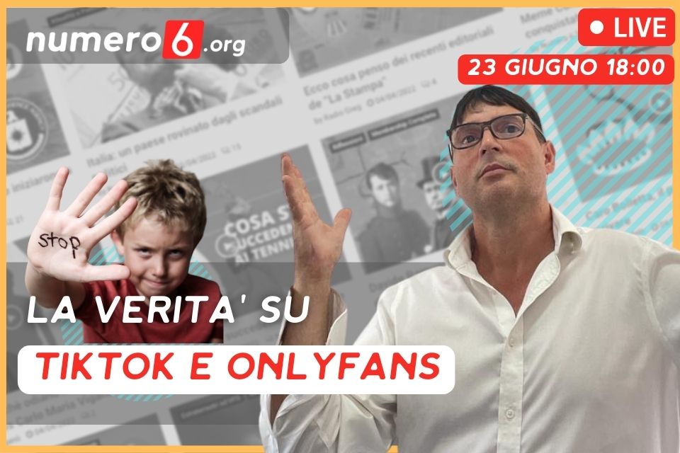 Prostituzione legalizzata su TIKTOK E ONLYFANS - Live Esclusiva solo su Numero6.org - 23 Giugno ...
