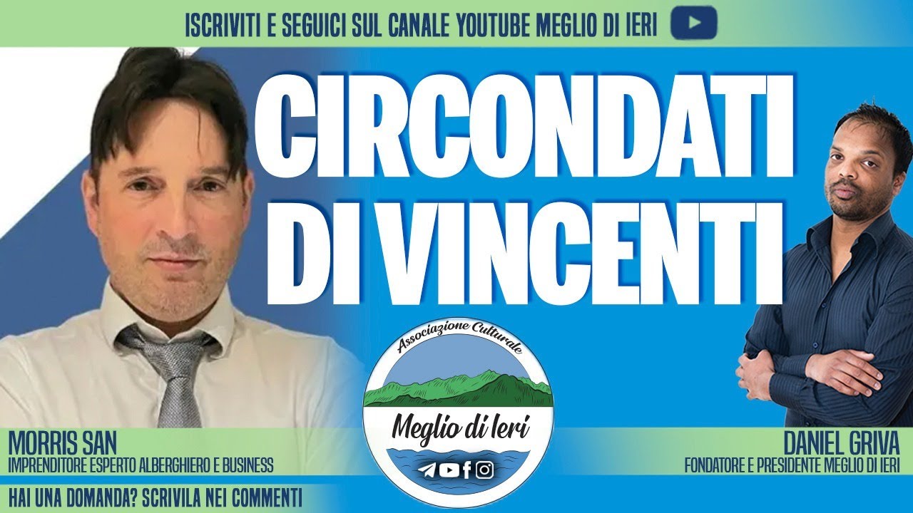 Live: Circondati di vincenti - Morris San con Daniel Griva - 21 Agosto ore 18:00 - Numero6.org